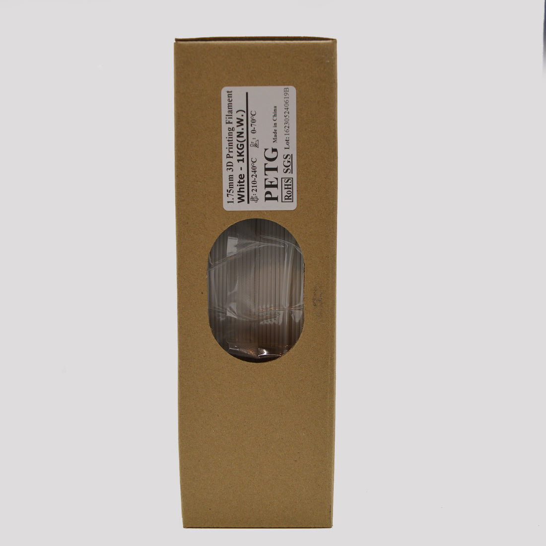 White PETG 1.75mm 1kg – Frankly3dPrinting